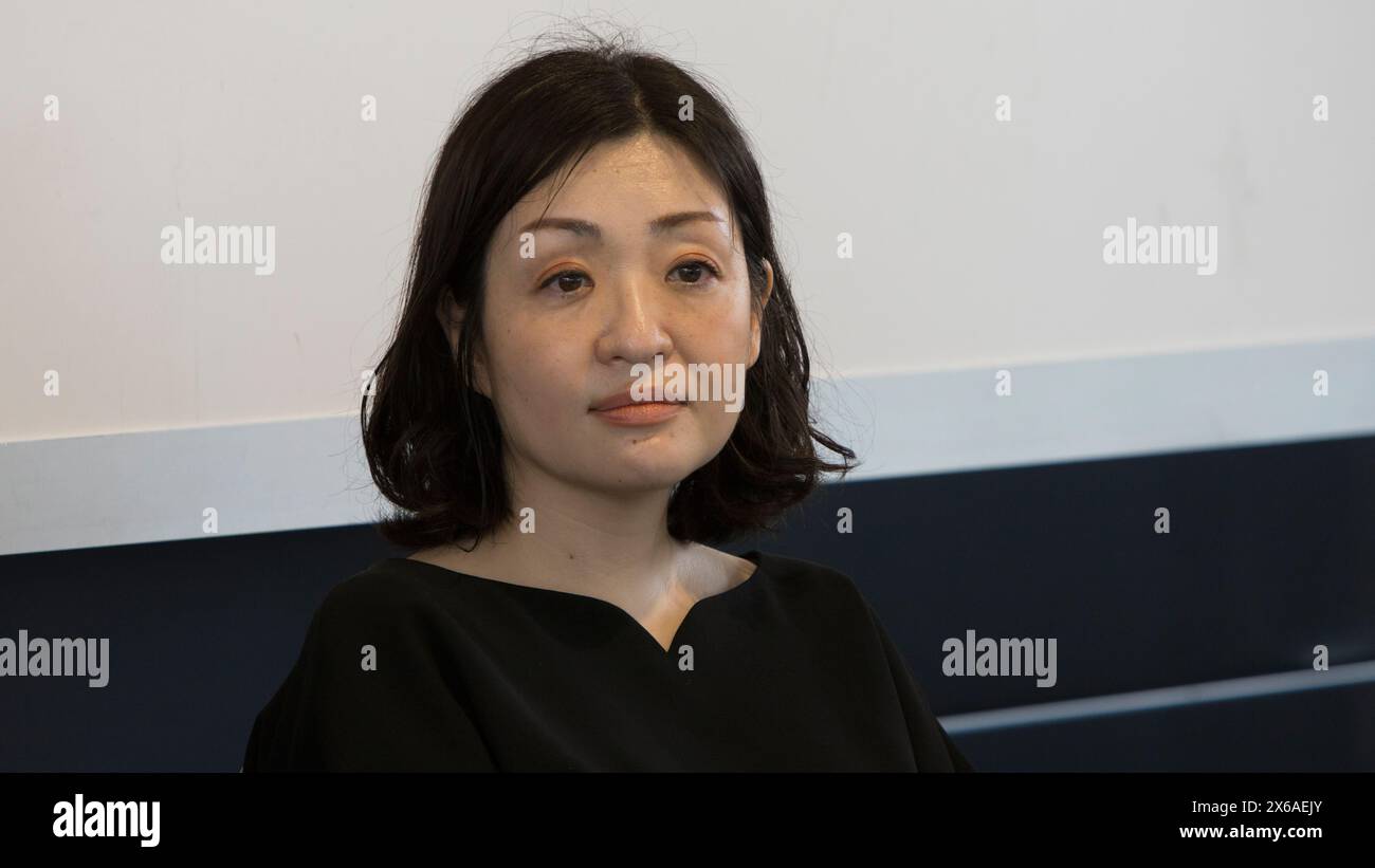 Torino, Italy. 12th May, 2024. Japanese writer Sayaka Murata ( 村田沙耶香 ...