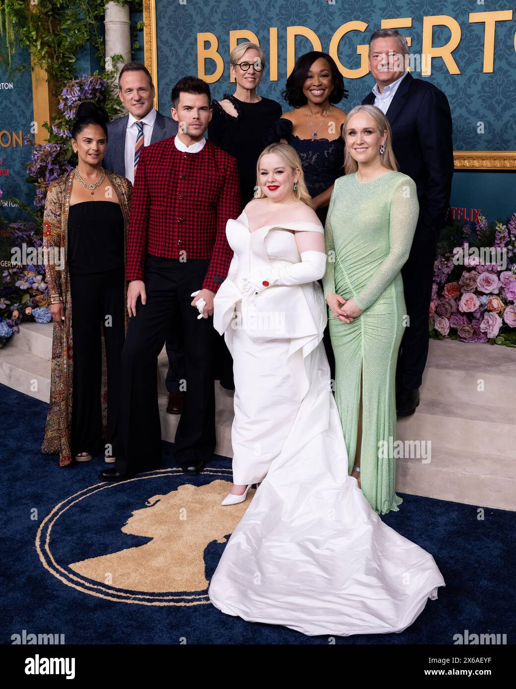New York, USA. 13th May, 2024. (L-R) Bela Bajaria, Tom Verica, Luke ...