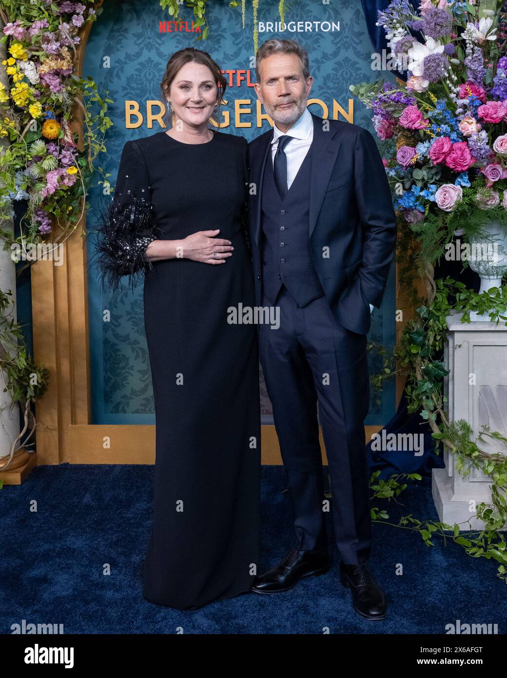 New York, USA. 13th May, 2024. (L-R) Ruth Gemmell and Ray Stevenson ...