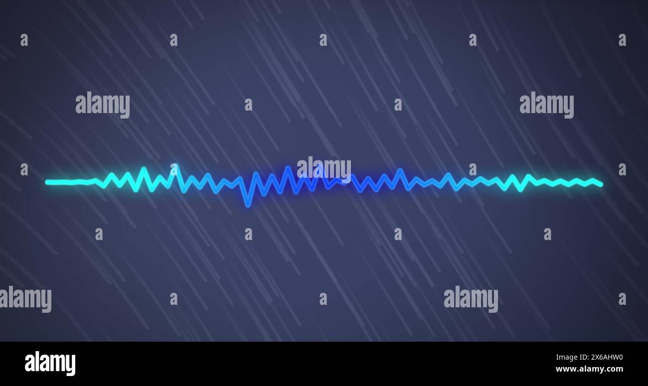 Animation sound line moving over hi-res stock photography and images ...