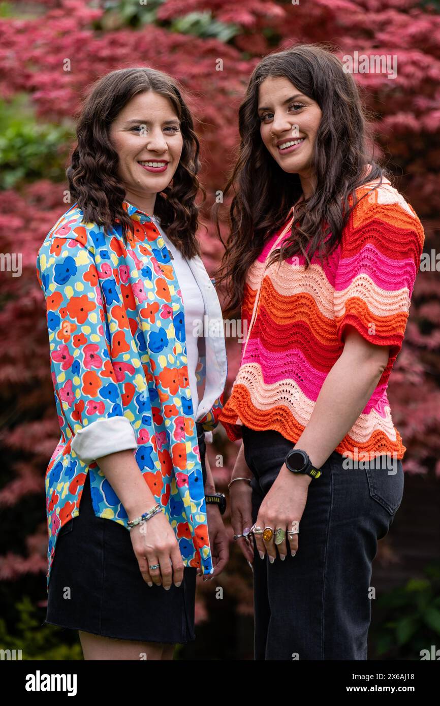 Twins Melissa and Georgia Laurie at their home in Sandhurst in ...