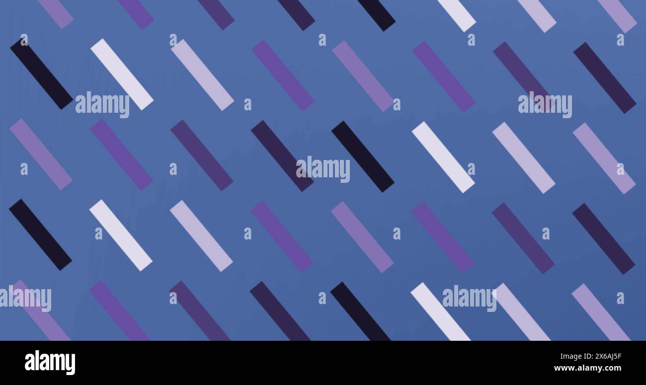 Image of changing patterns over blue background Stock Photo - Alamy