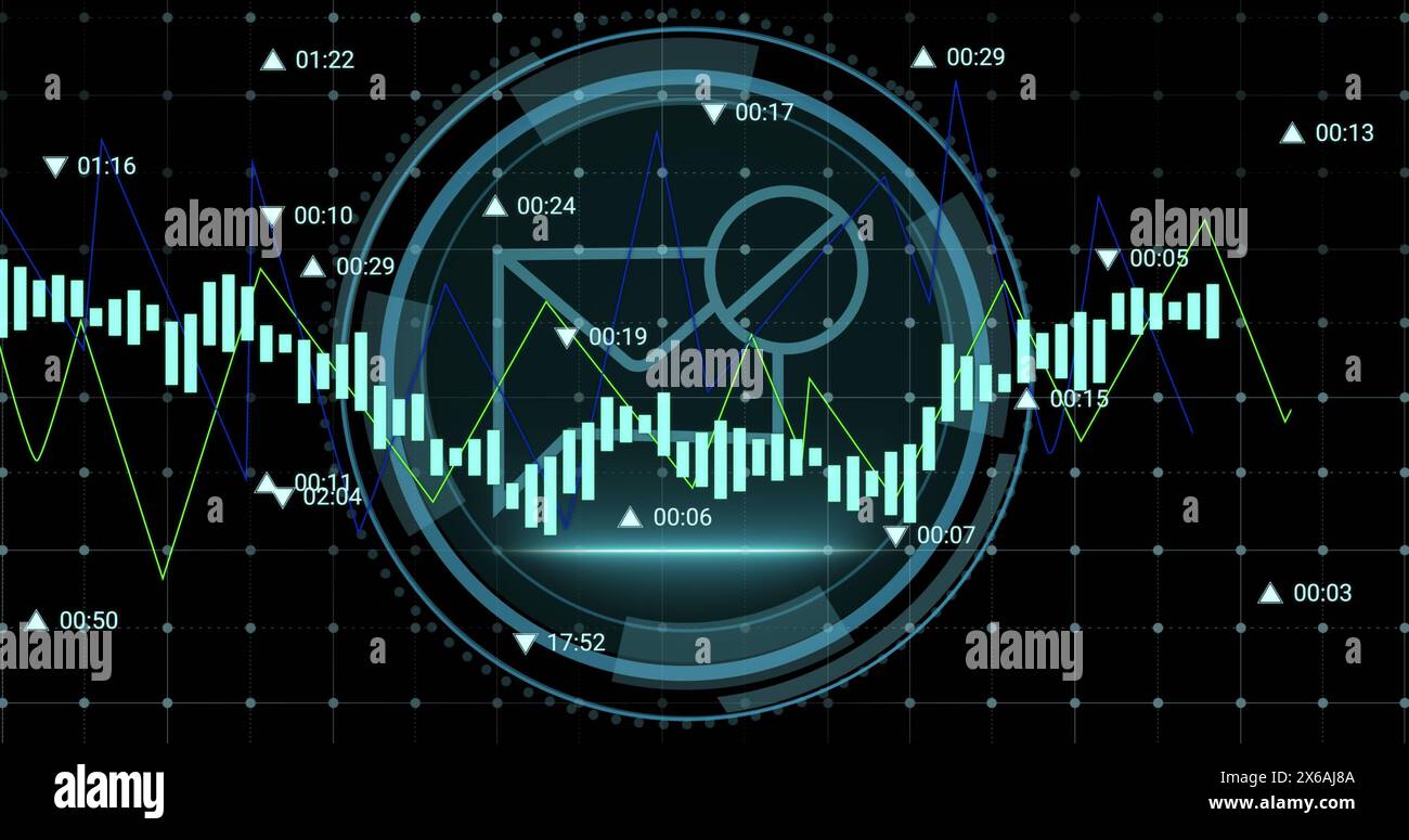 Image Of Data Processing Against Cyber Security Text Banner And Message