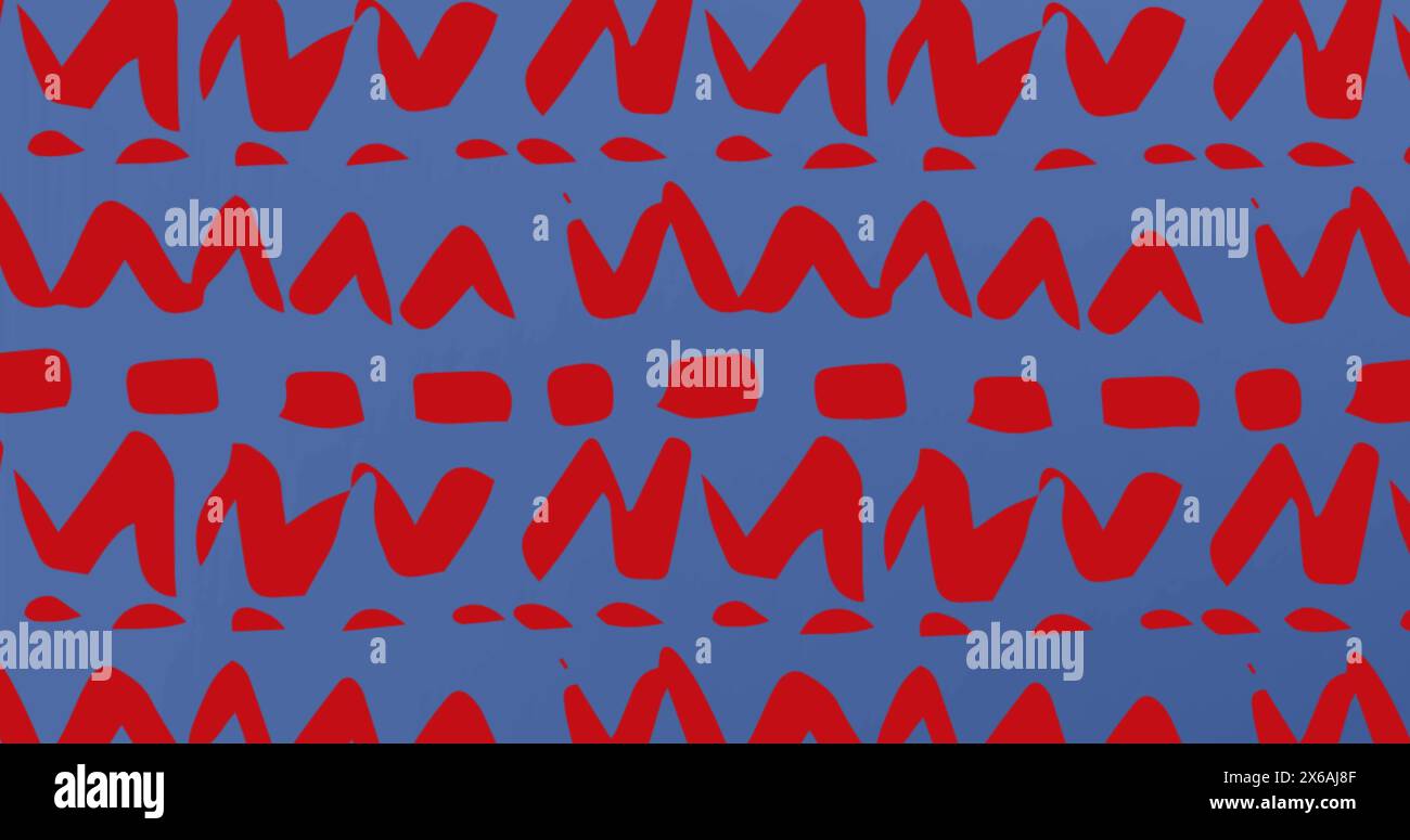 Image of changing patterns over blue background Stock Photo - Alamy