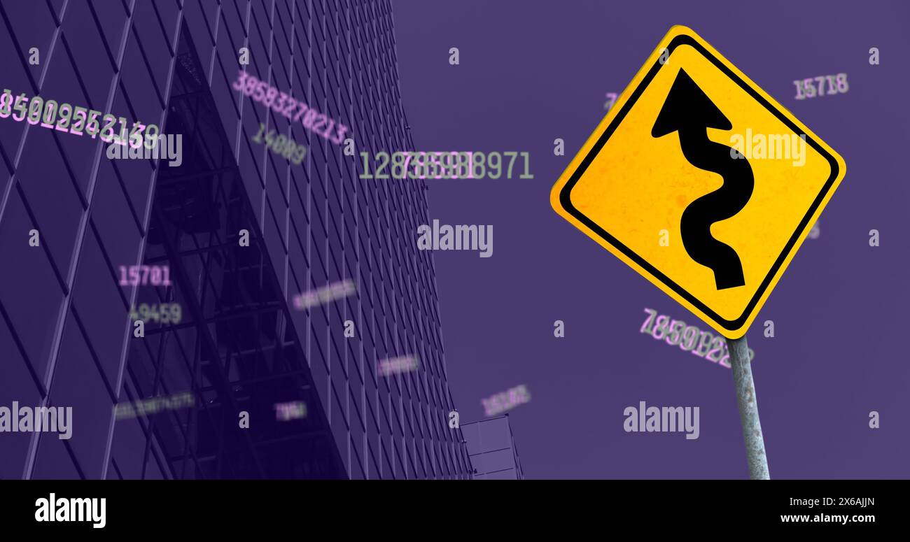 Animation yellow background financial data hi-res stock photography and ...