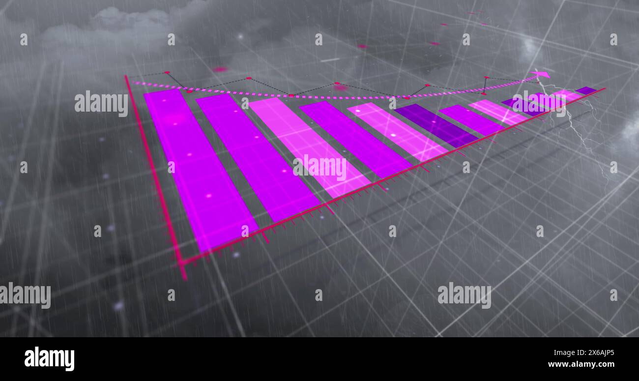 Image Of Statistical Data Processing Over Grid Network Against Thunder 3220