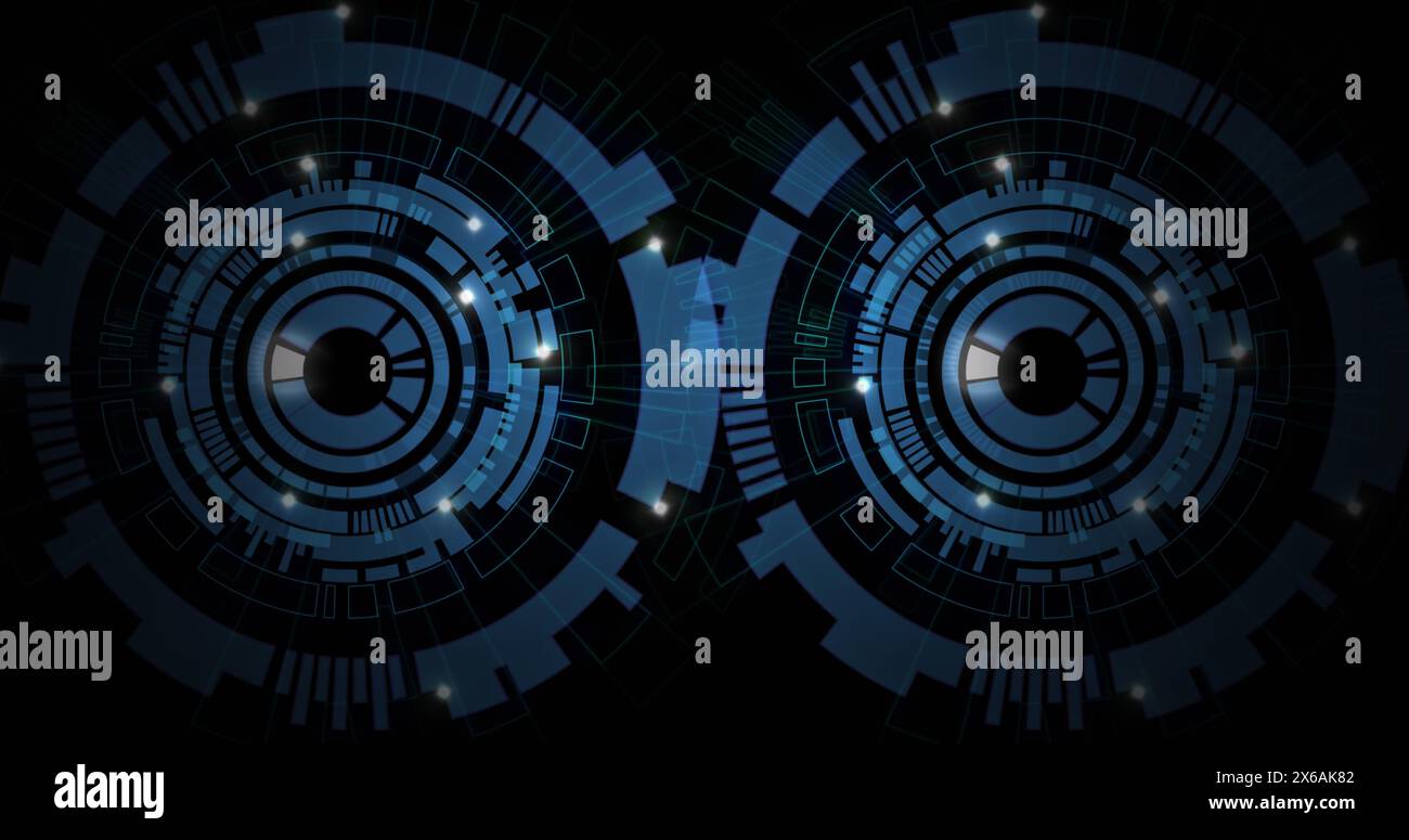 Animation cogs spinning data processing hi-res stock photography and ...
