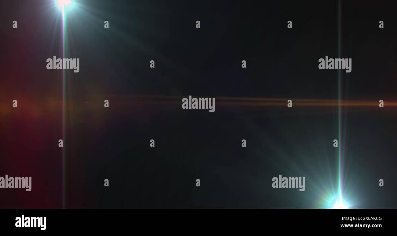 Image of light spots over black background Stock Photo - Alamy