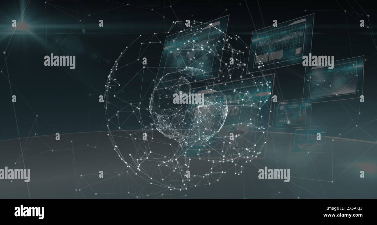 Animation clock globe world map hi-res stock photography and images - Alamy