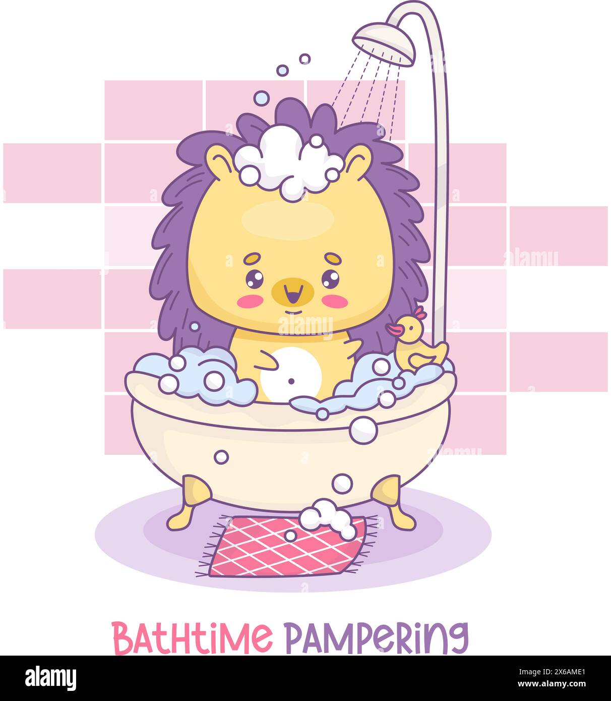 Bathtime cartoon hi-res stock photography and images - Alamy