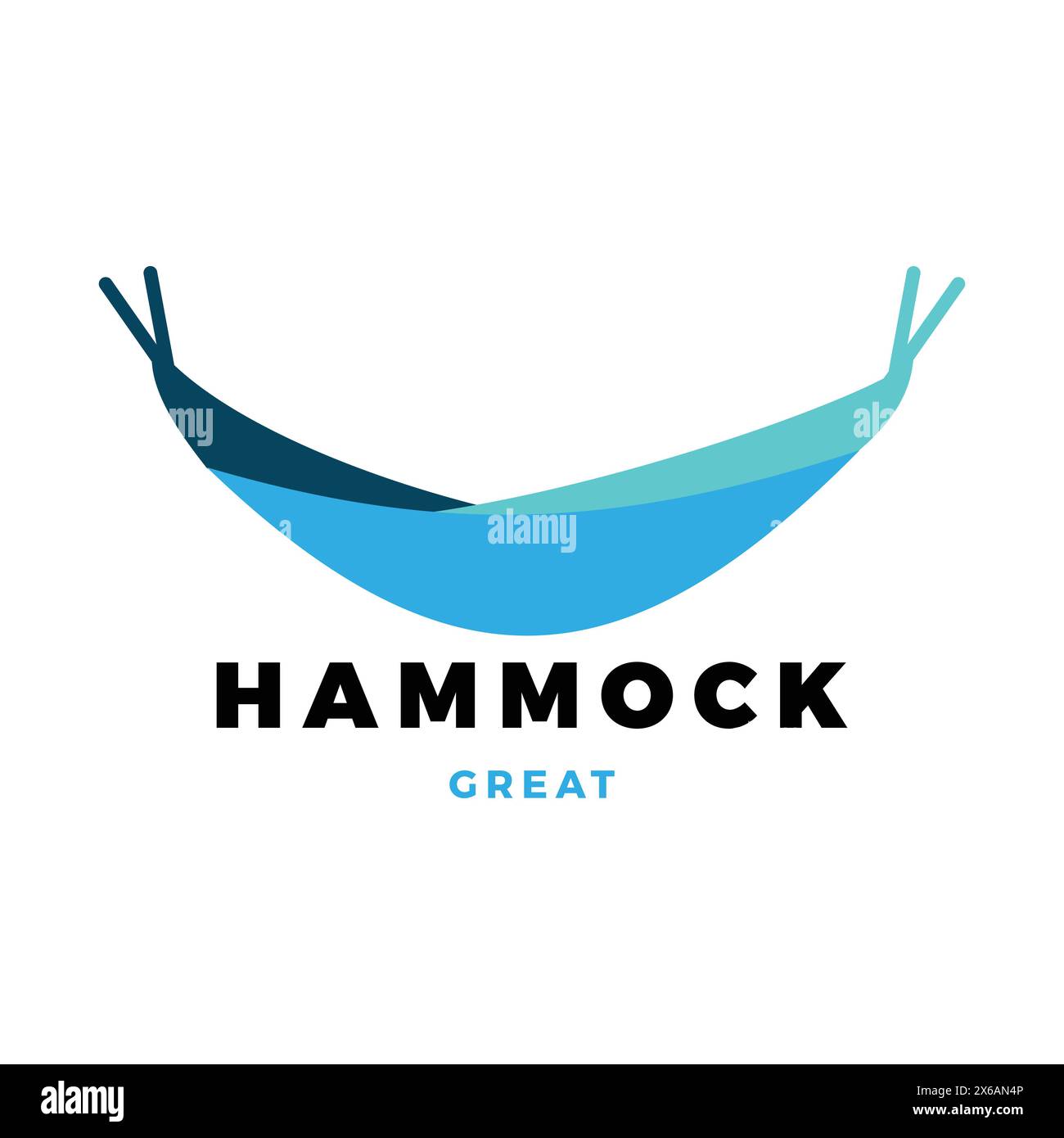 Hammock Icon Logo Design Template Stock Vector Image & Art - Alamy