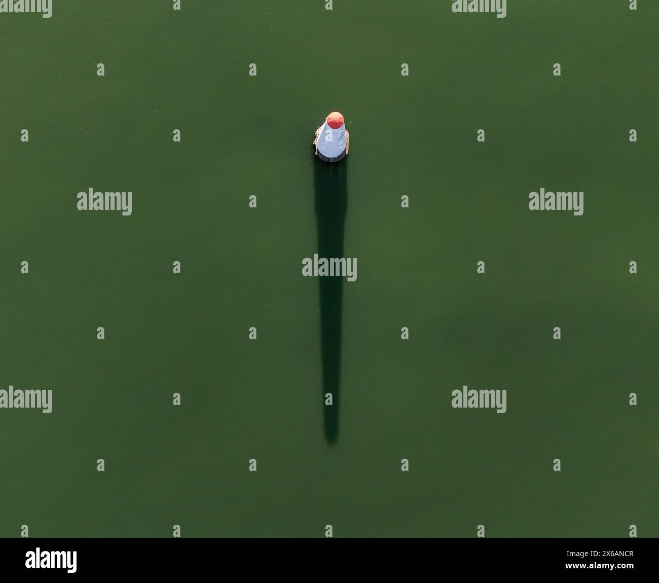 Melbourne Australia. Aerial view of Lighthouse in Port Phillip Bay at ...