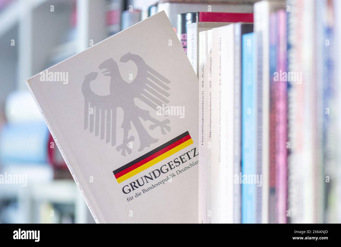 Leipzig, Germany. 13th May, 2024. ILLUSTRATION - A constitution sits on ...