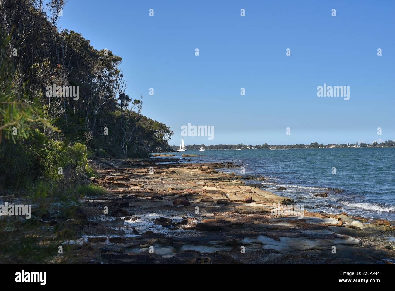 Rock pools beach landscape hi-res stock photography and images - Alamy