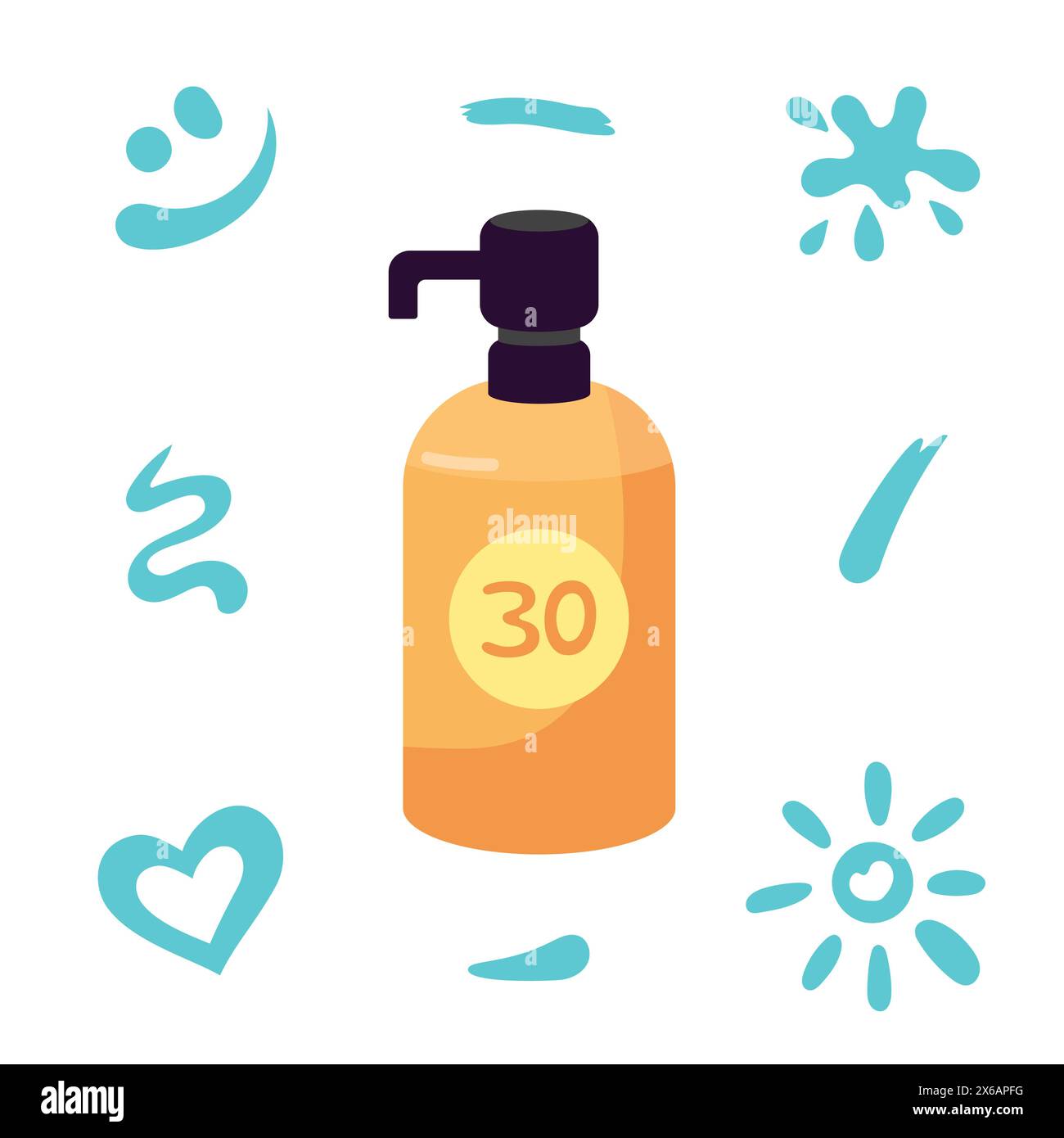Cartoon lotion hi-res stock photography and images - Alamy