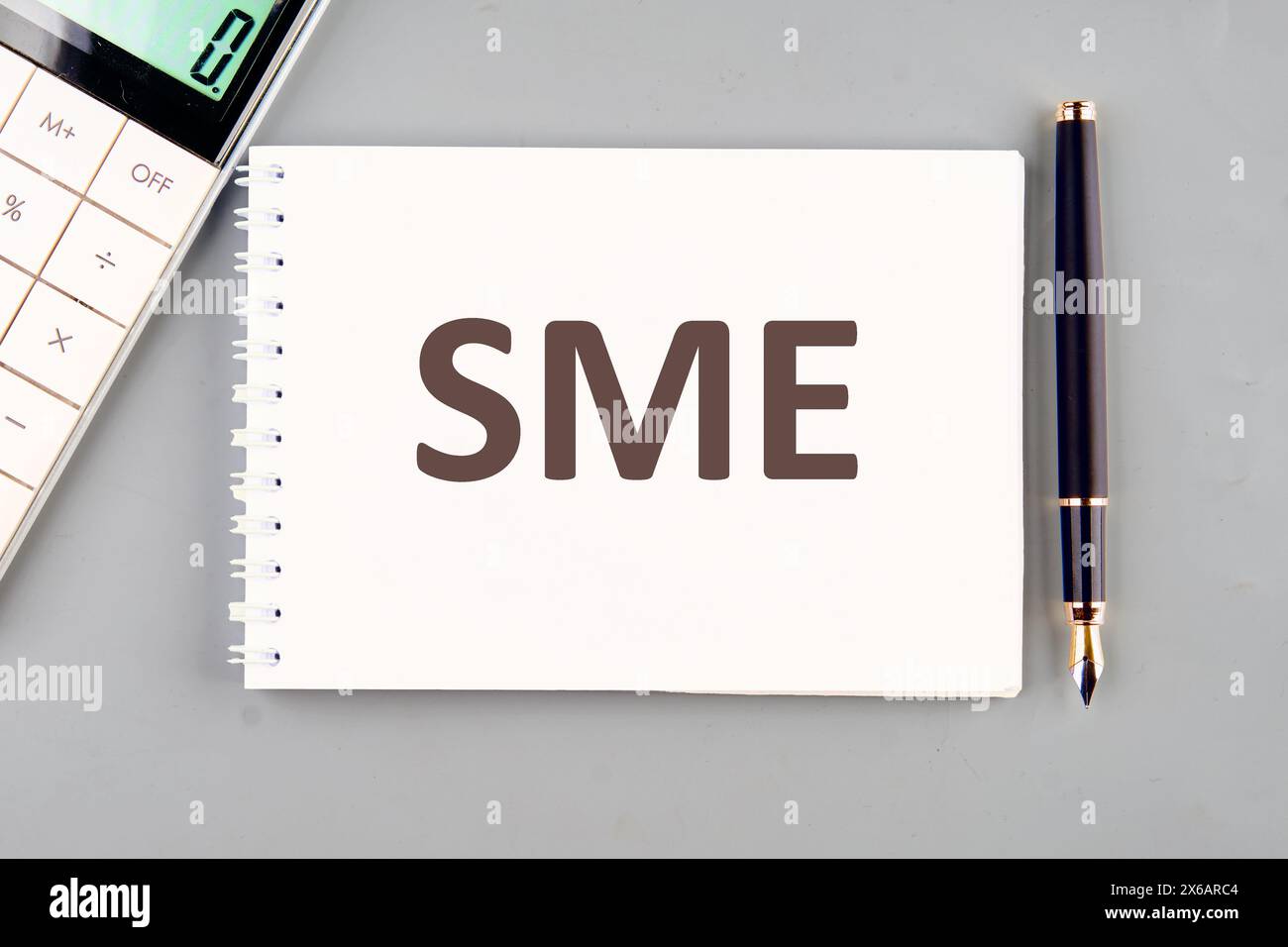 Conceptual image. Business Acronym SME as Subject Matter Expert. on a ...