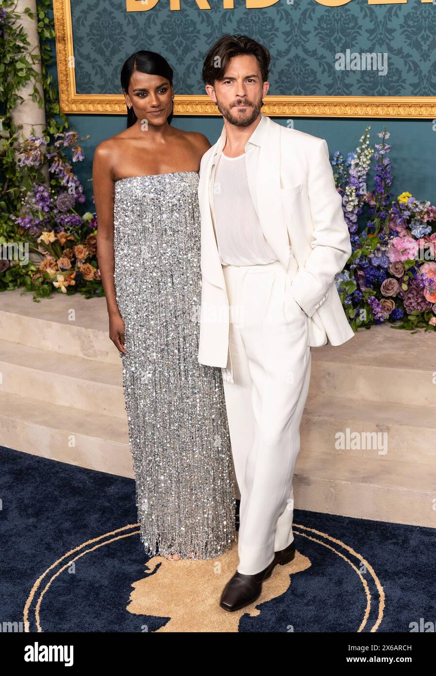 New York, USA. 13th May, 2024. Simone Ashley and Jonathan Bailey attend ...