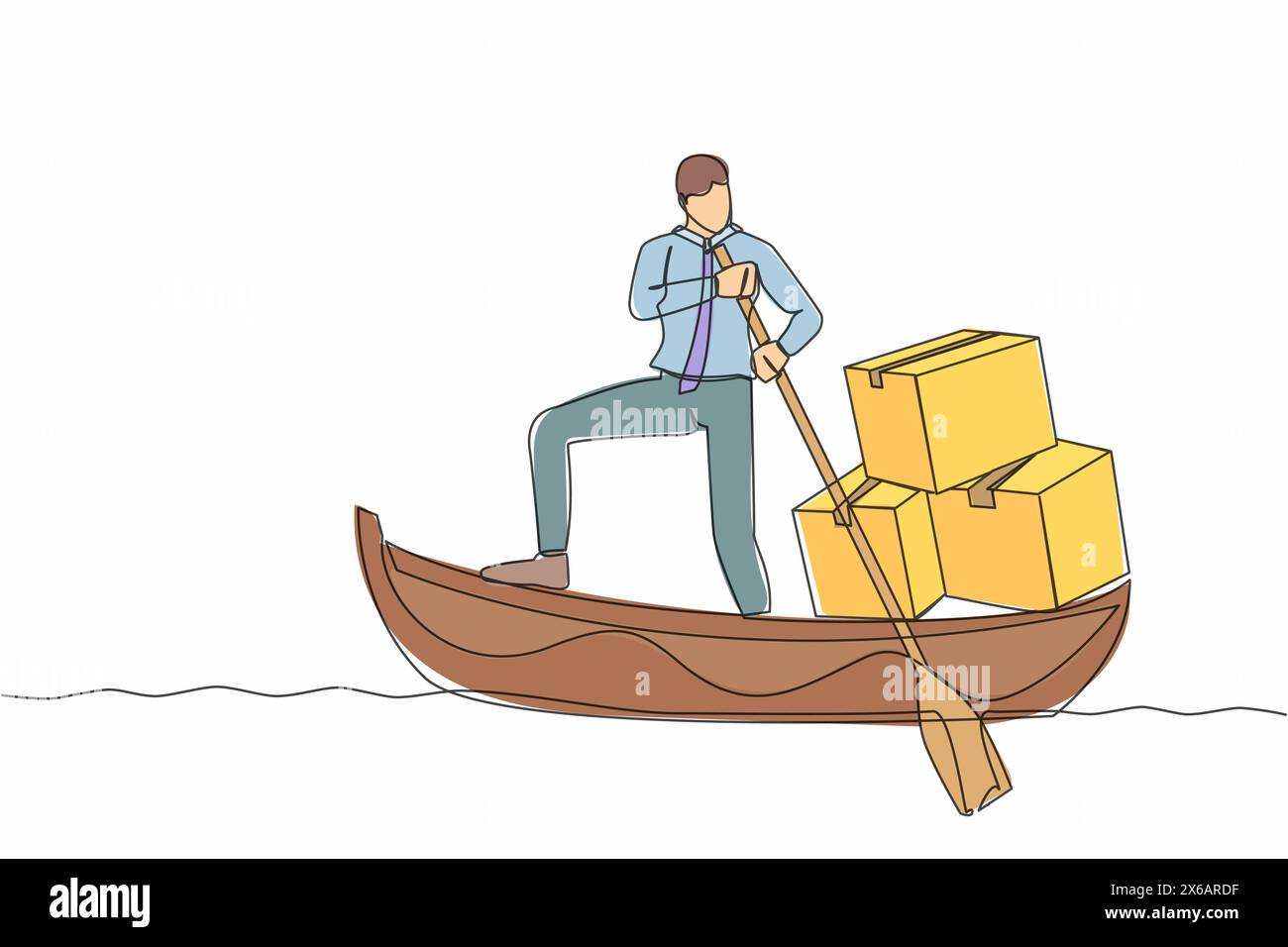 One container ship Stock Vector Images - Alamy