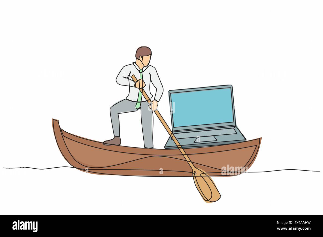 Fishing standing in a boat Stock Vector Images - Alamy