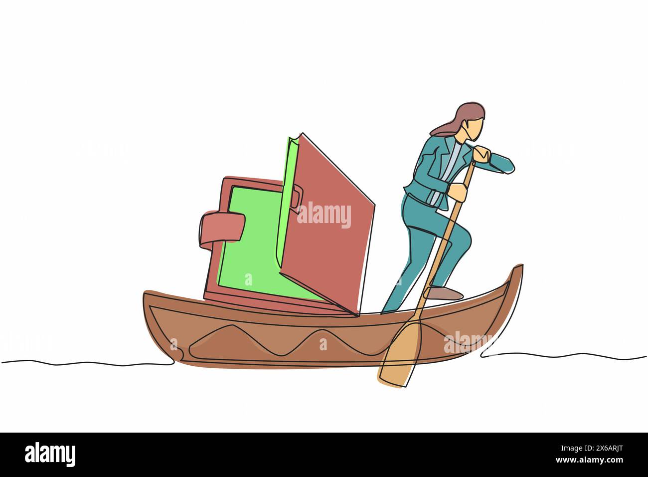 Female leader in smart Stock Vector Images - Alamy