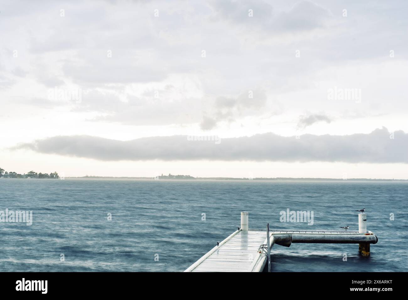 storm over Lake Macquarie Stock Photo - Alamy