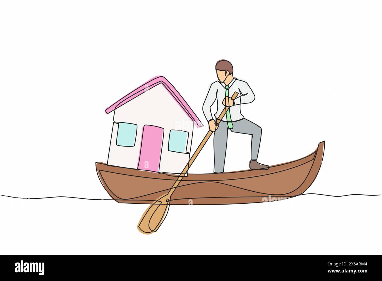 Anchor cottage Stock Vector Images - Alamy