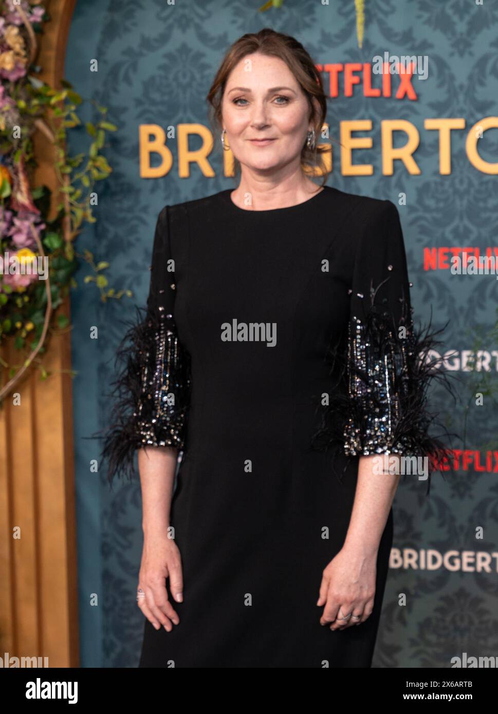 Ruth Gemmell attends Netflix Bridgerton season 3 premiere at Alice ...