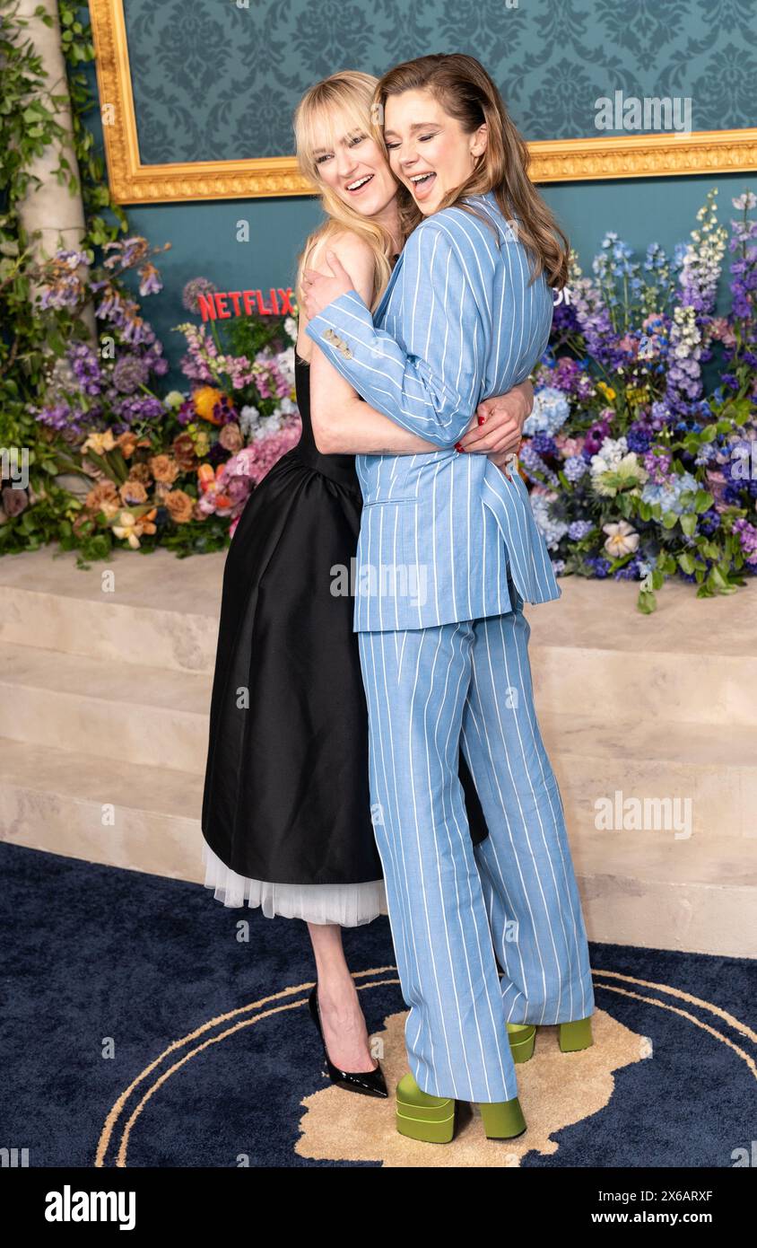 Jessica Madsen and Claudia Jessie attend Netflix Bridgerton season 3 ...