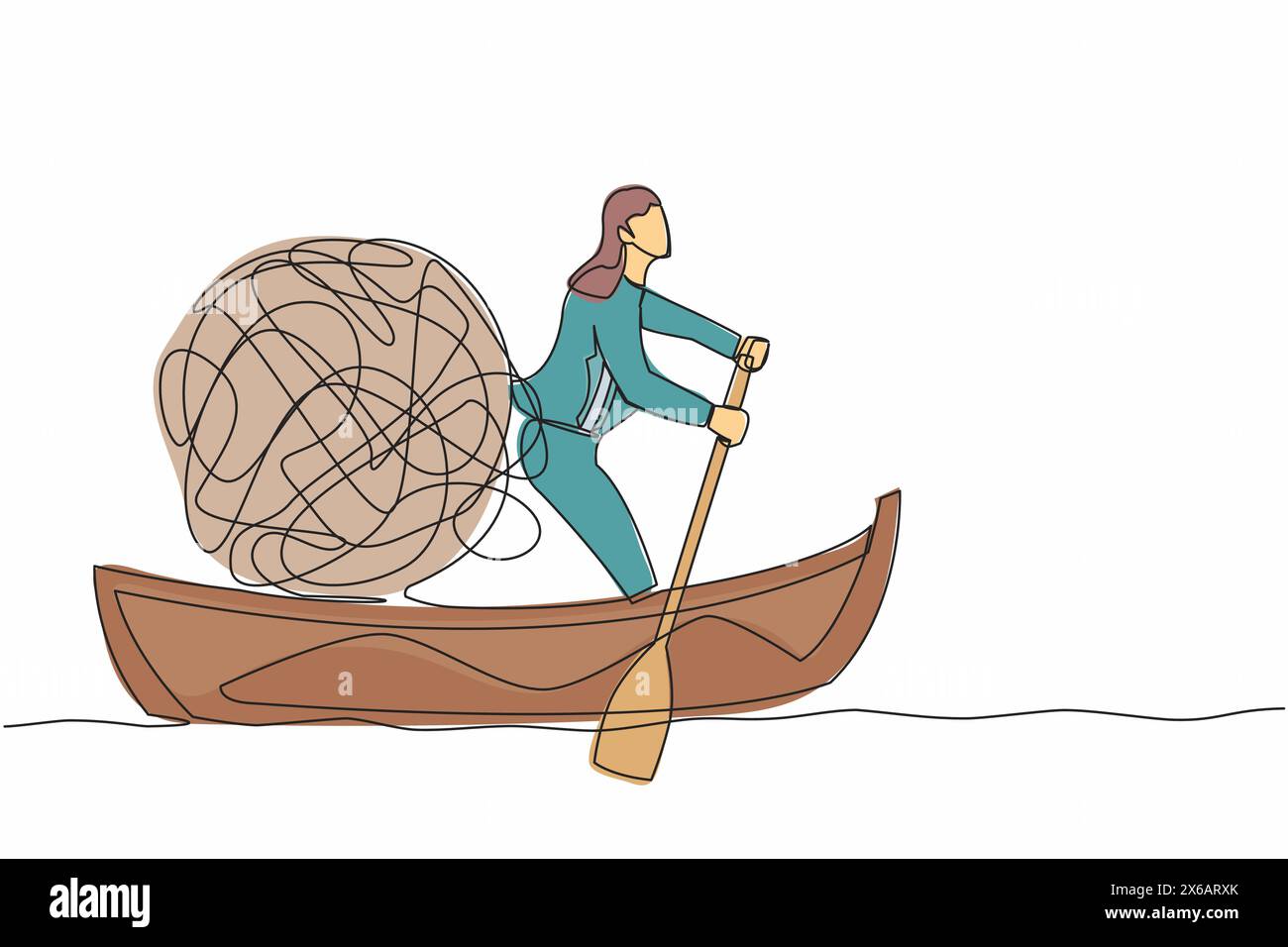 Concept messy chaos office Cut Out Stock Images & Pictures - Alamy