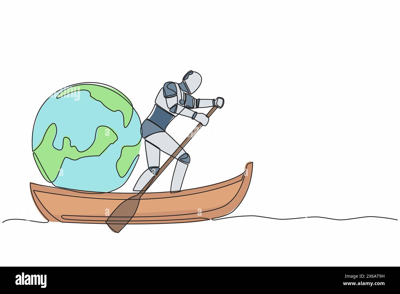 Long trip at sea Cut Out Stock Images & Pictures - Alamy