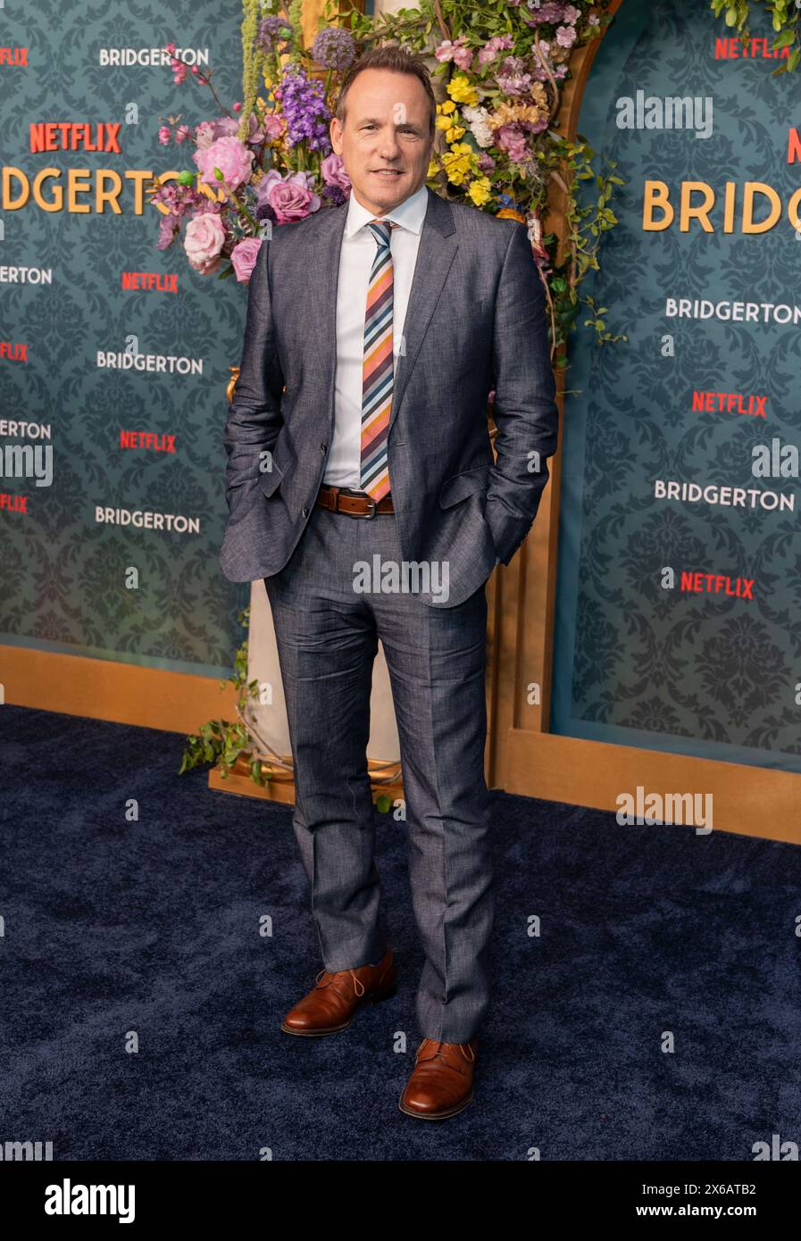Tom Verica attends Netflix Bridgerton season 3 premiere at Alice Tully ...