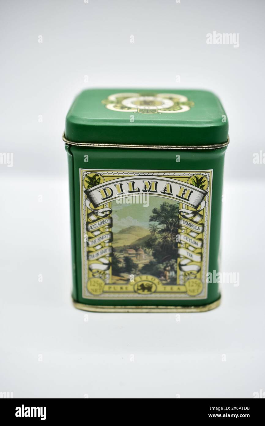 vintage tea cannister Stock Photo - Alamy