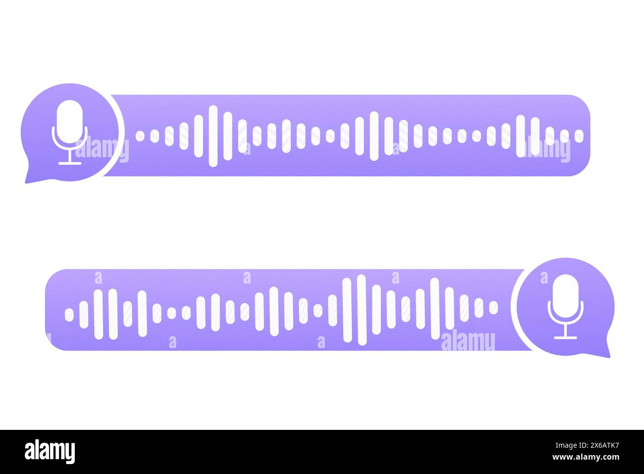 Sound record wave, talk, voice chat, phone app screen, audio player ...