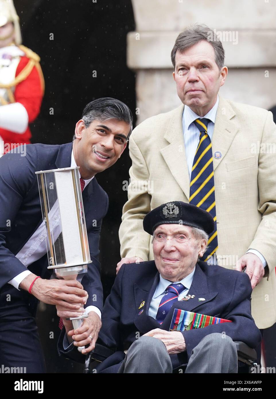 Prime Minister Rishi Sunak hands the Commonwealth War Graves Commission ...