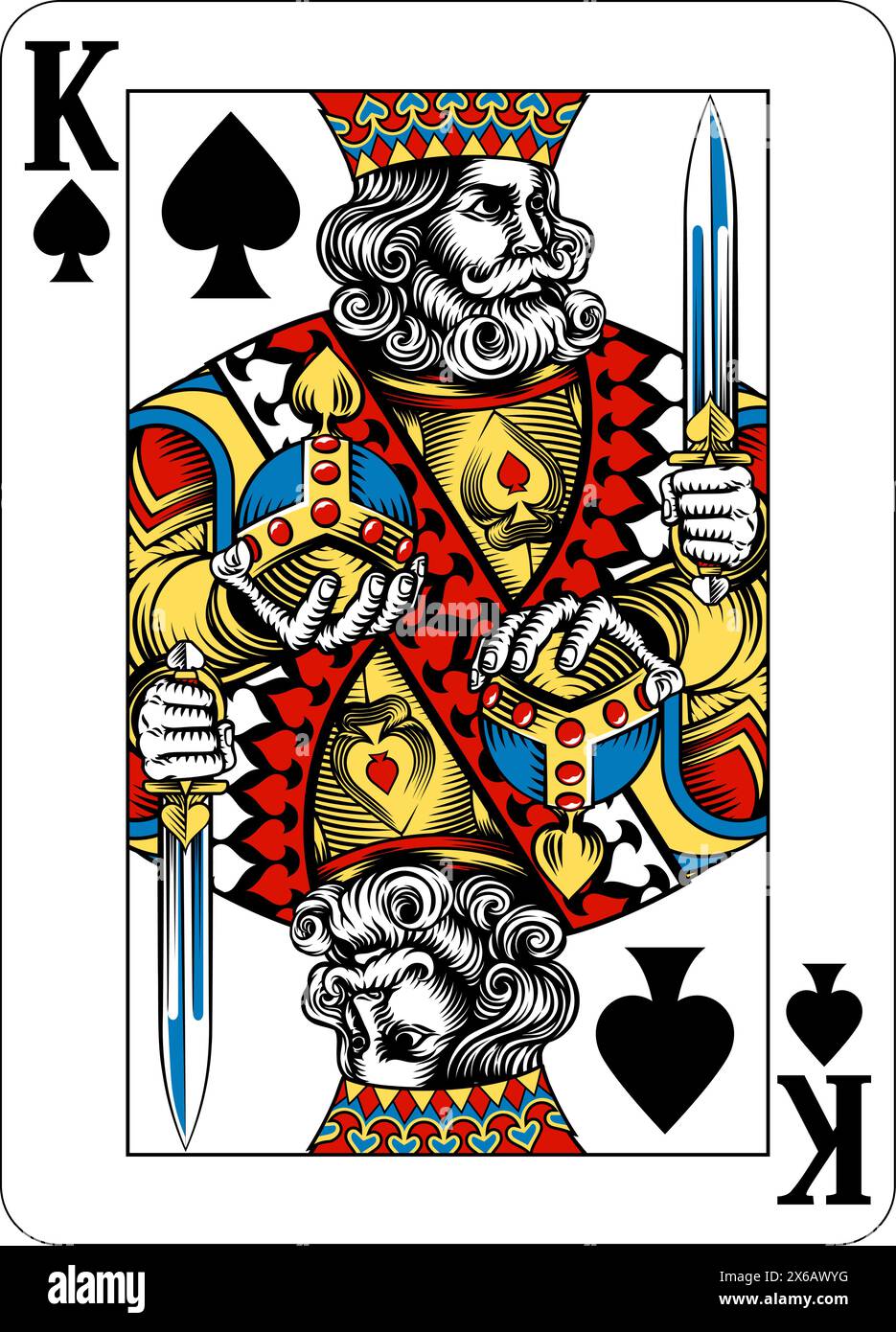 King of spades playing card hi-res stock photography and images - Alamy