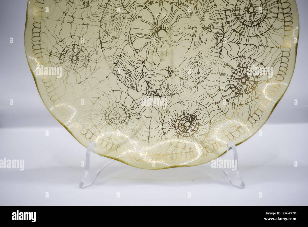 decorative glass plate Stock Photo - Alamy