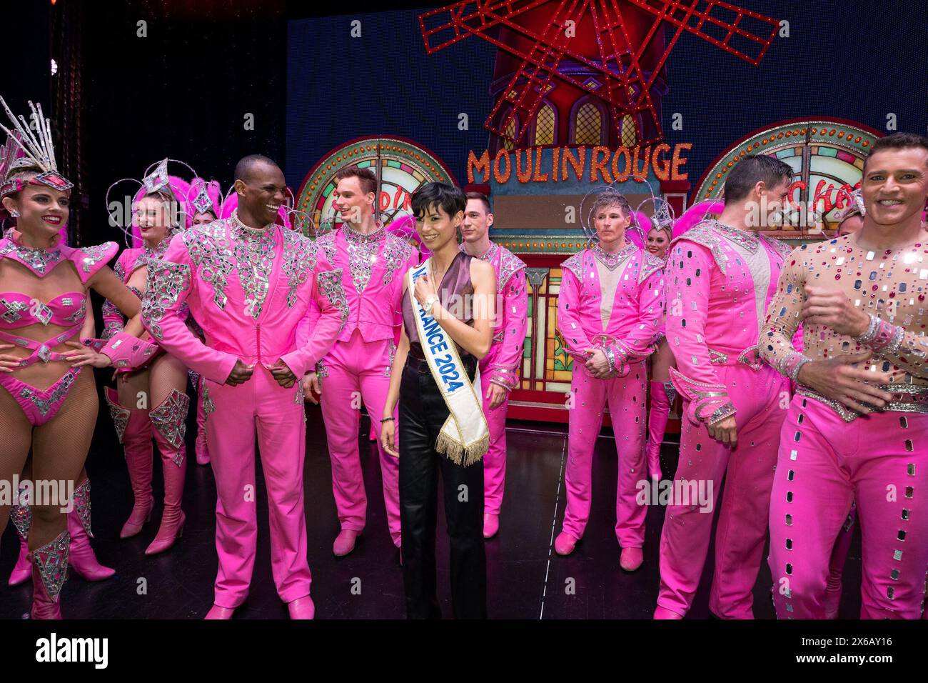 Paris, France. 13th May, 2024. Exclusive - Miss France Eve Gilles pays ...