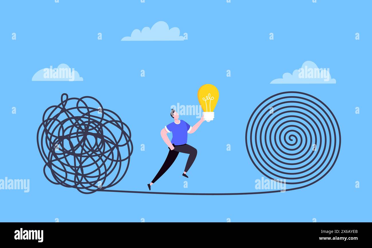 Understanding problem solution simplify challenge Stock Vector Image & Art - Alamy