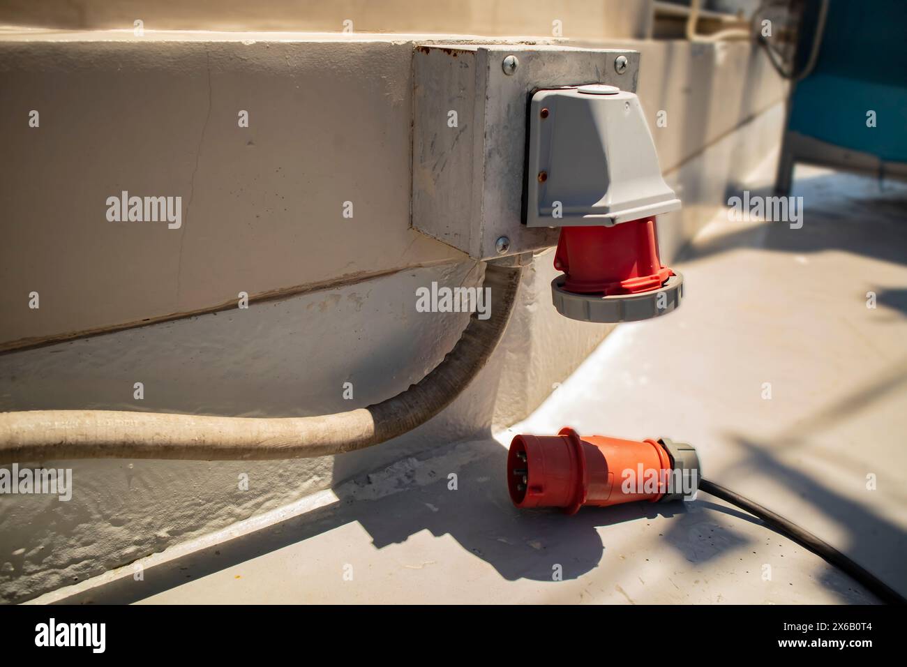 about the power plug 32A and electrical panel of the machine by ...