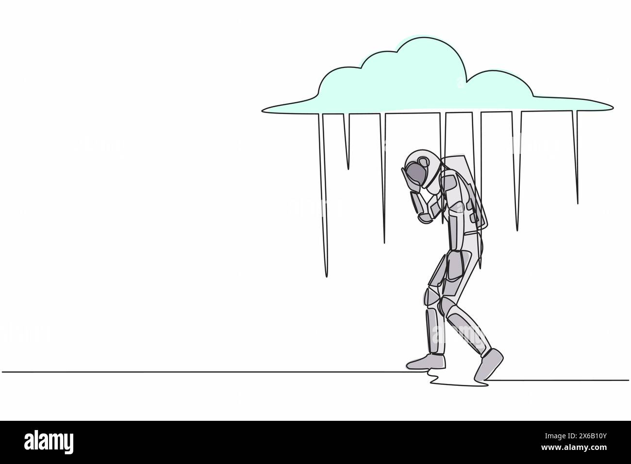 Outer space rain Stock Vector Images - Alamy