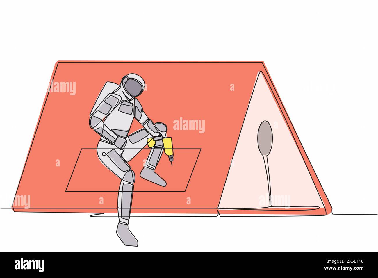 Construction roof in single Stock Vector Images - Alamy