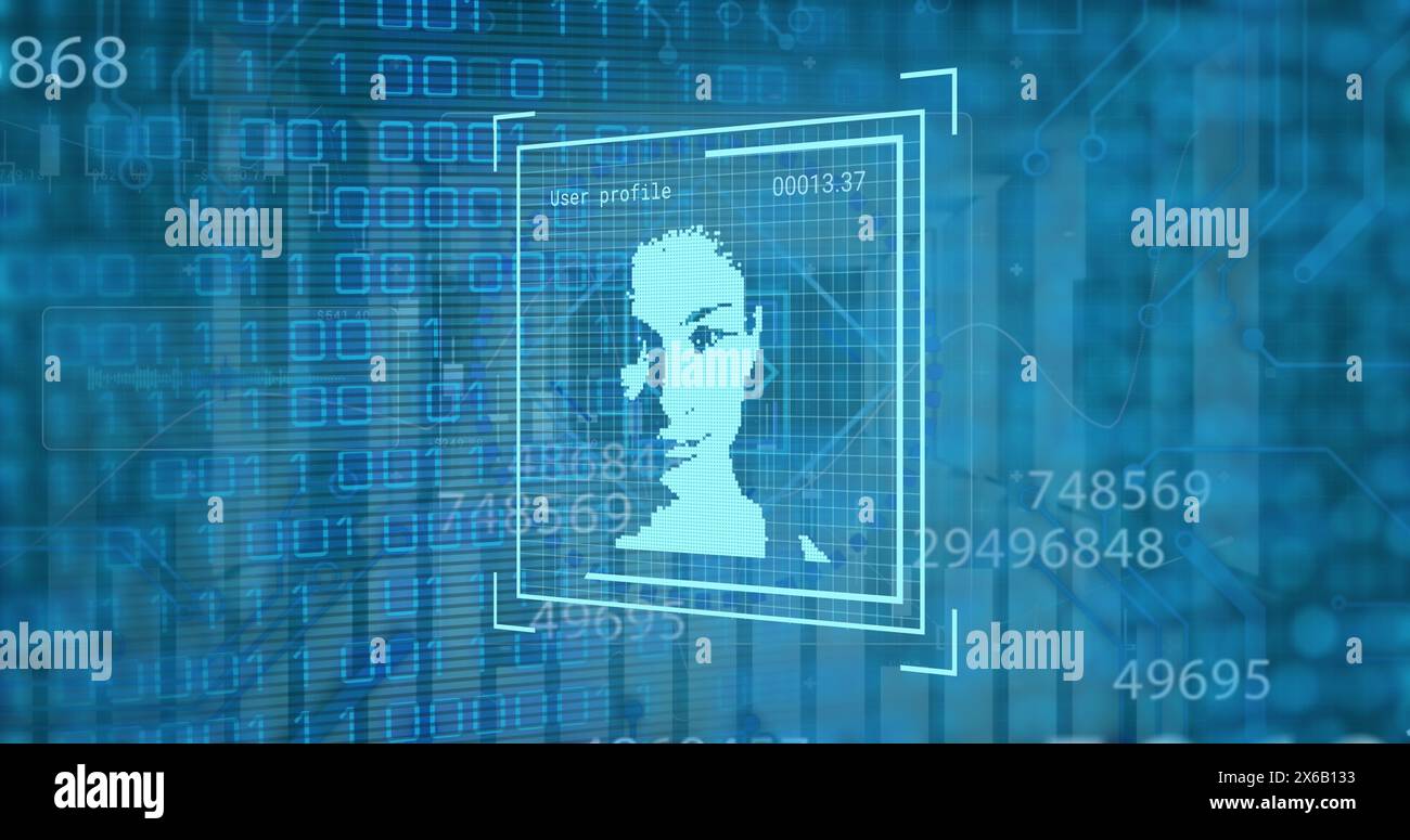 Animation data processing digital interface hi-res stock photography and images - Alamy