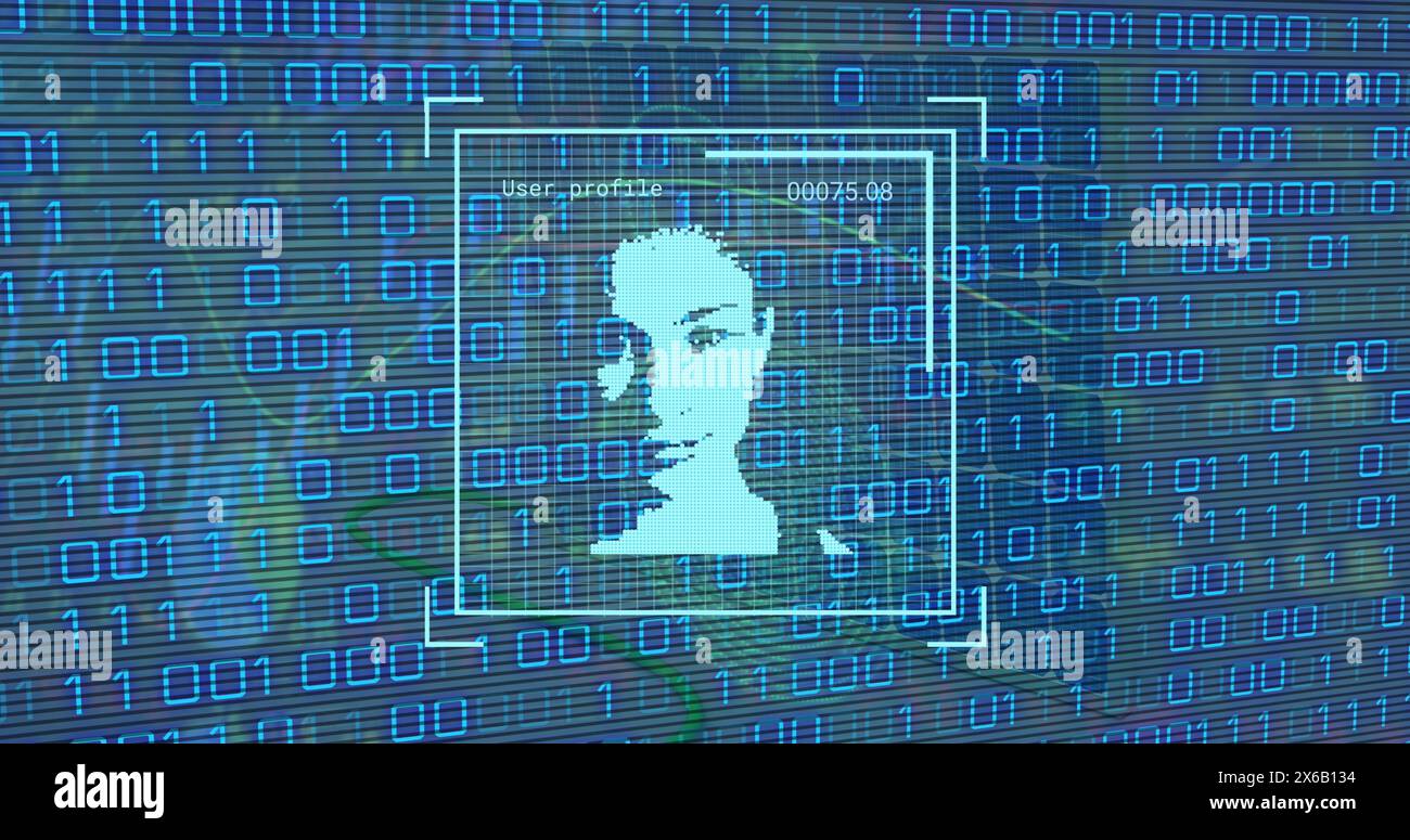 Image of digital interface over data processing Stock Photo - Alamy Image of digital interface over data processing Stock Photo - Alamy