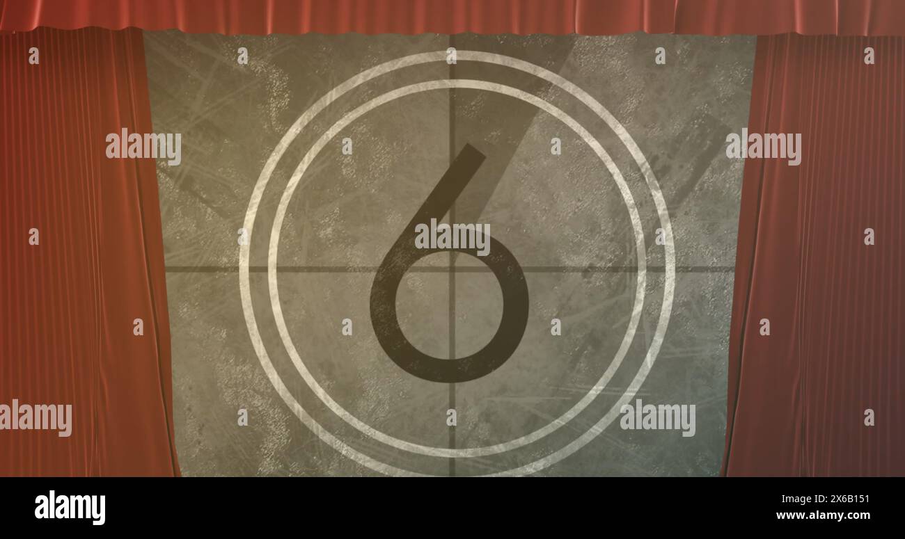 Animation red abstract shapes over hi-res stock photography and images ...