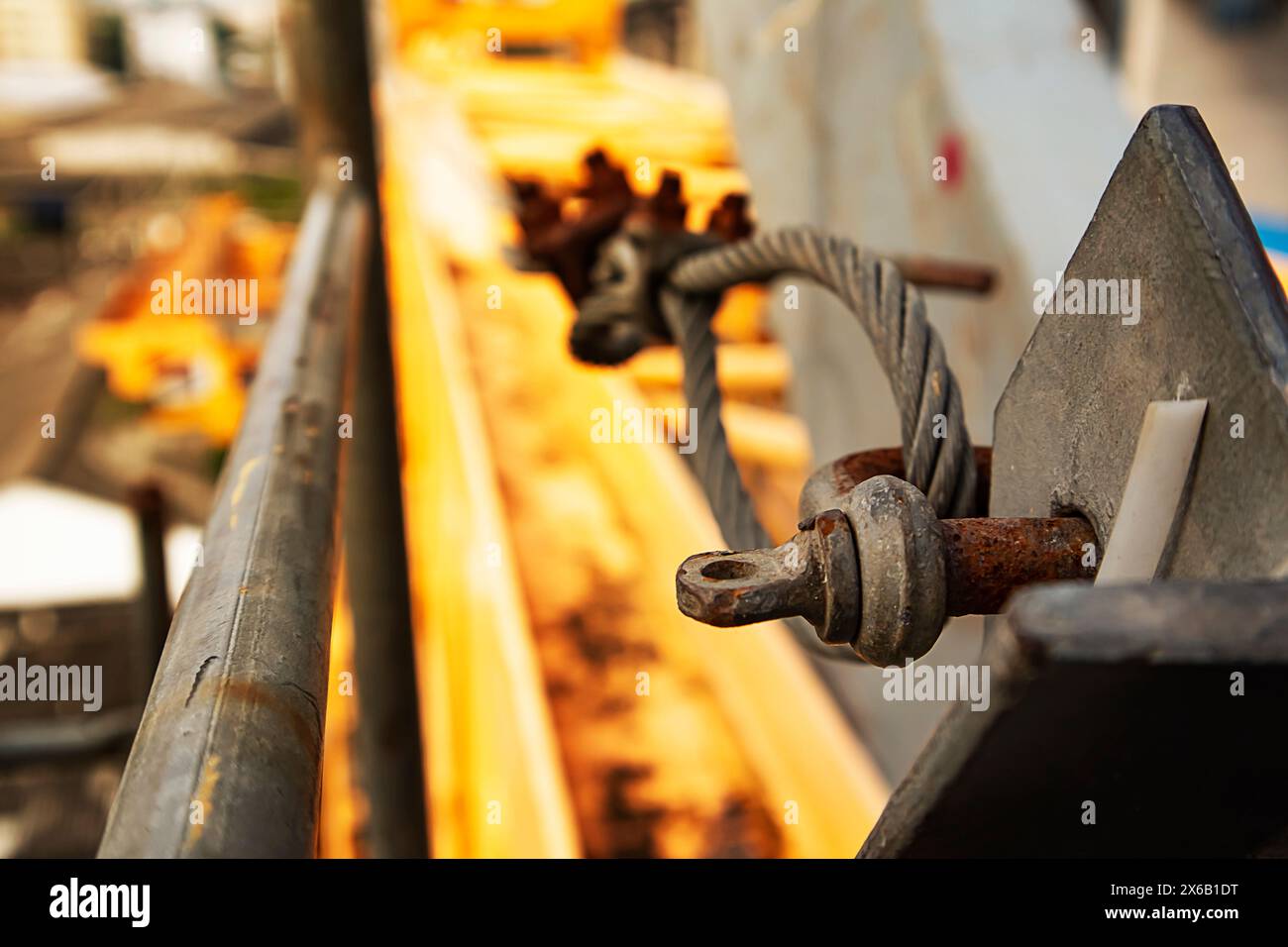 Wire rope clips hi-res stock photography and images - Alamy