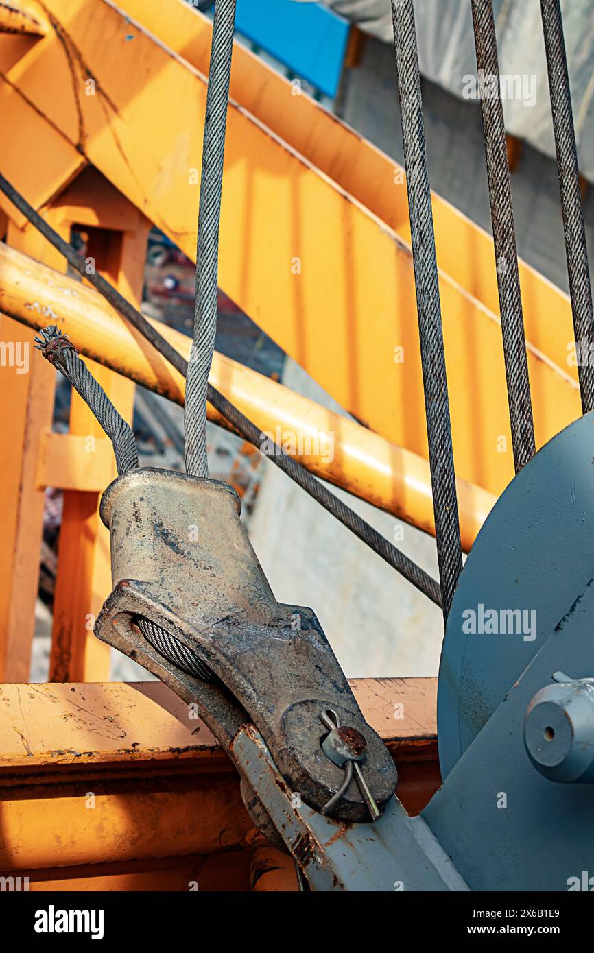 about the box sheave hook block and sling reeving pulley rustly at the ...