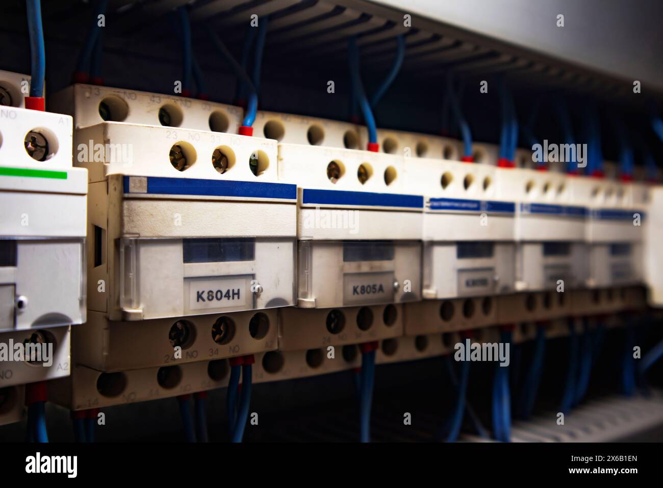 Repair tower crane electrical system of tower crane check contactor ...