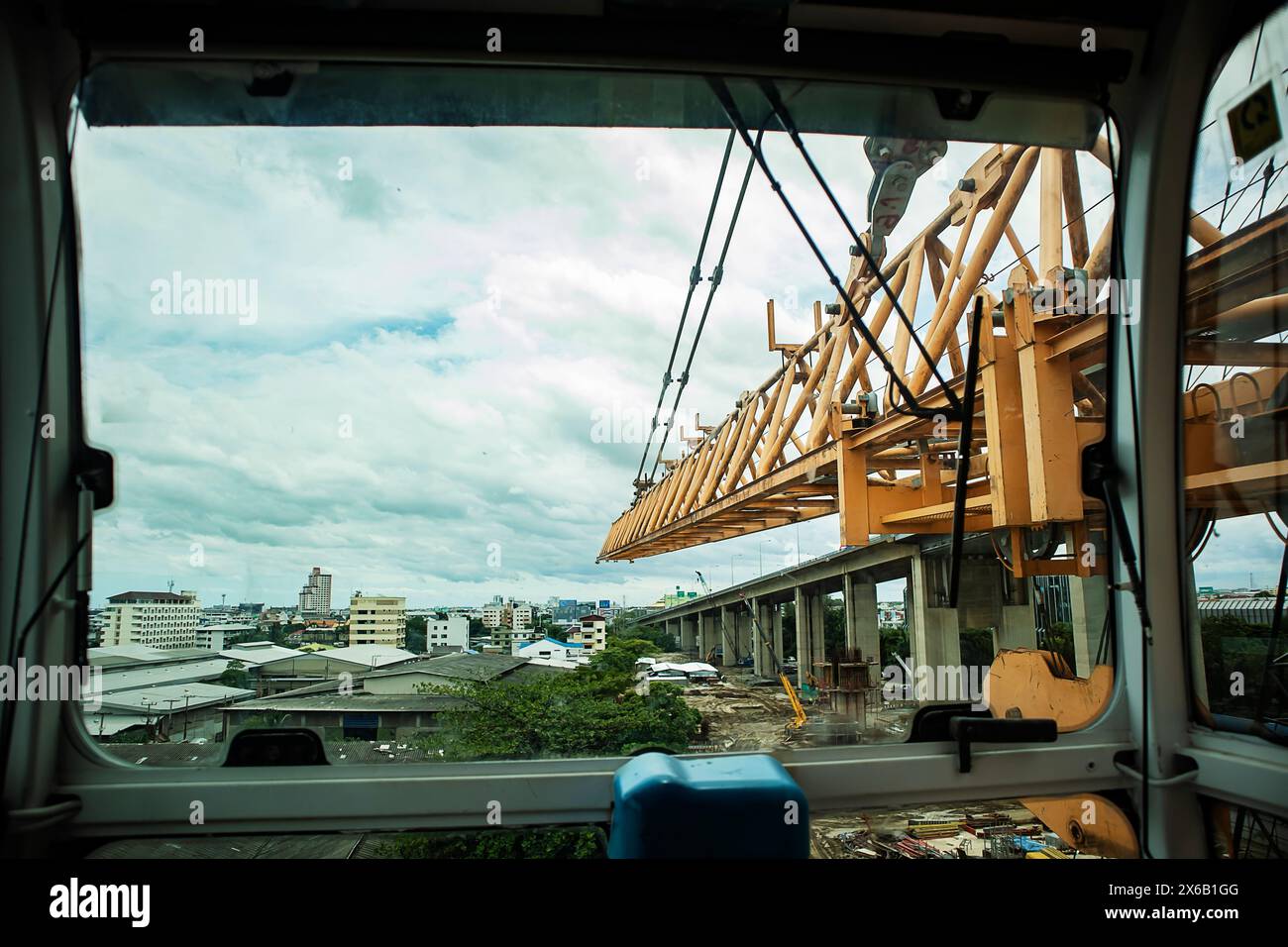 Repair and testing of tower crane systems at joysticks and electrical ...