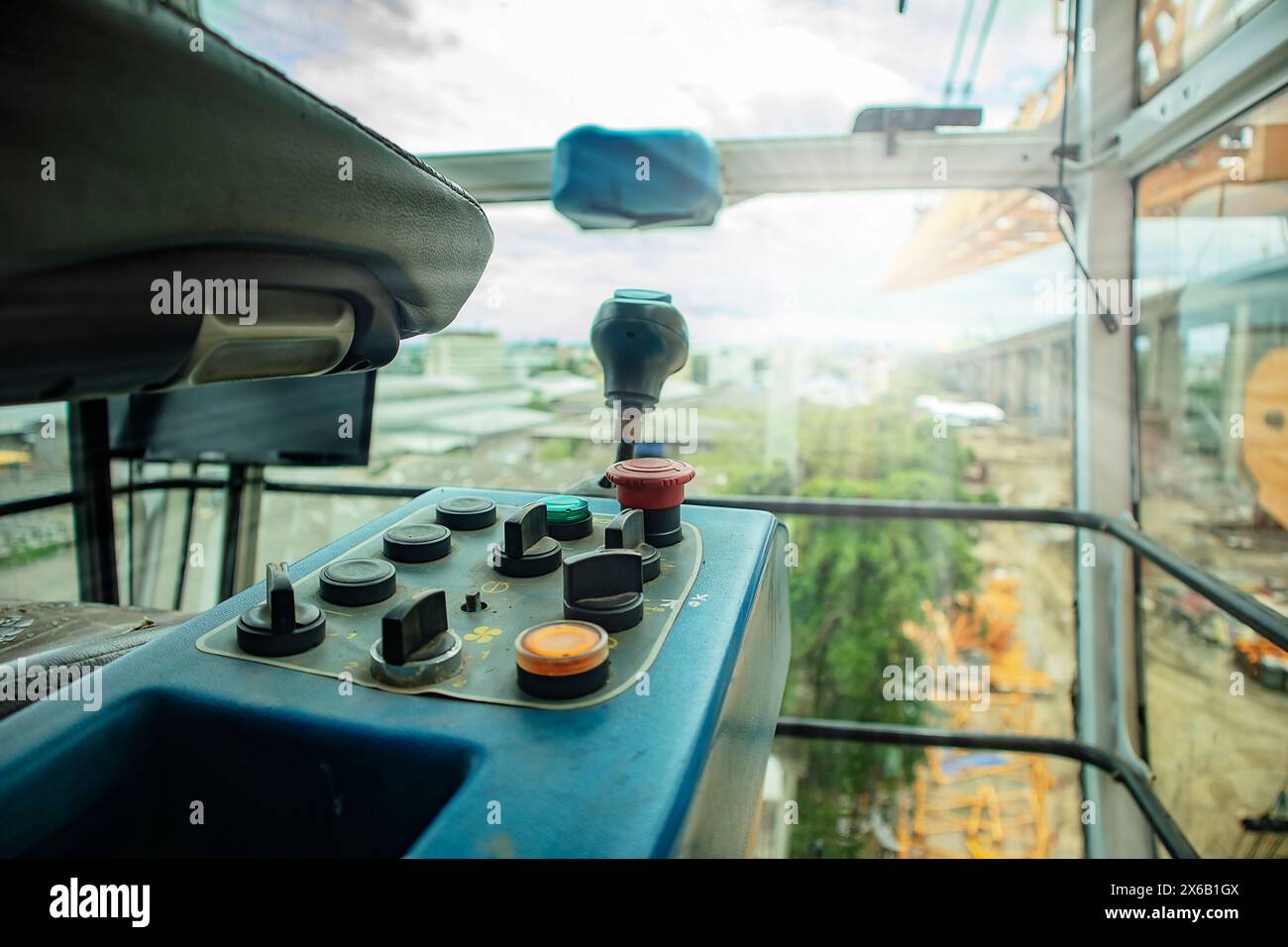 Repair and testing of tower crane systems at joysticks and electrical ...