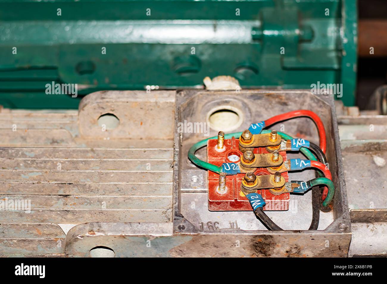 Terminals in electrical control panel hi-res stock photography and ...